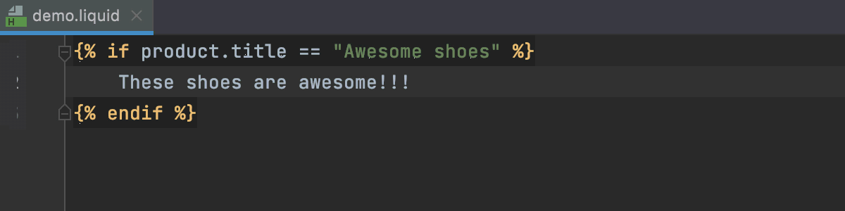 Liquid | IntelliJ IDEA Documentation