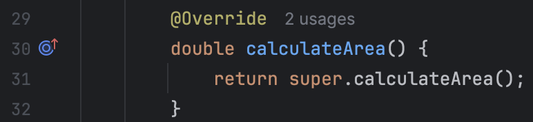 Override methods of a superclass | IntelliJ IDEA Documentation