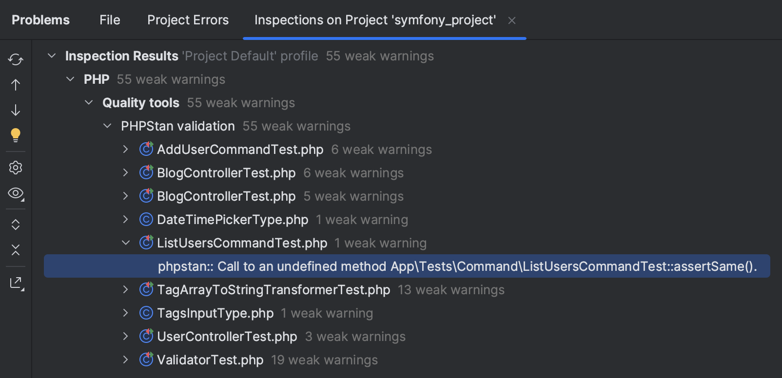 PHPStan | PhpStorm Documentation