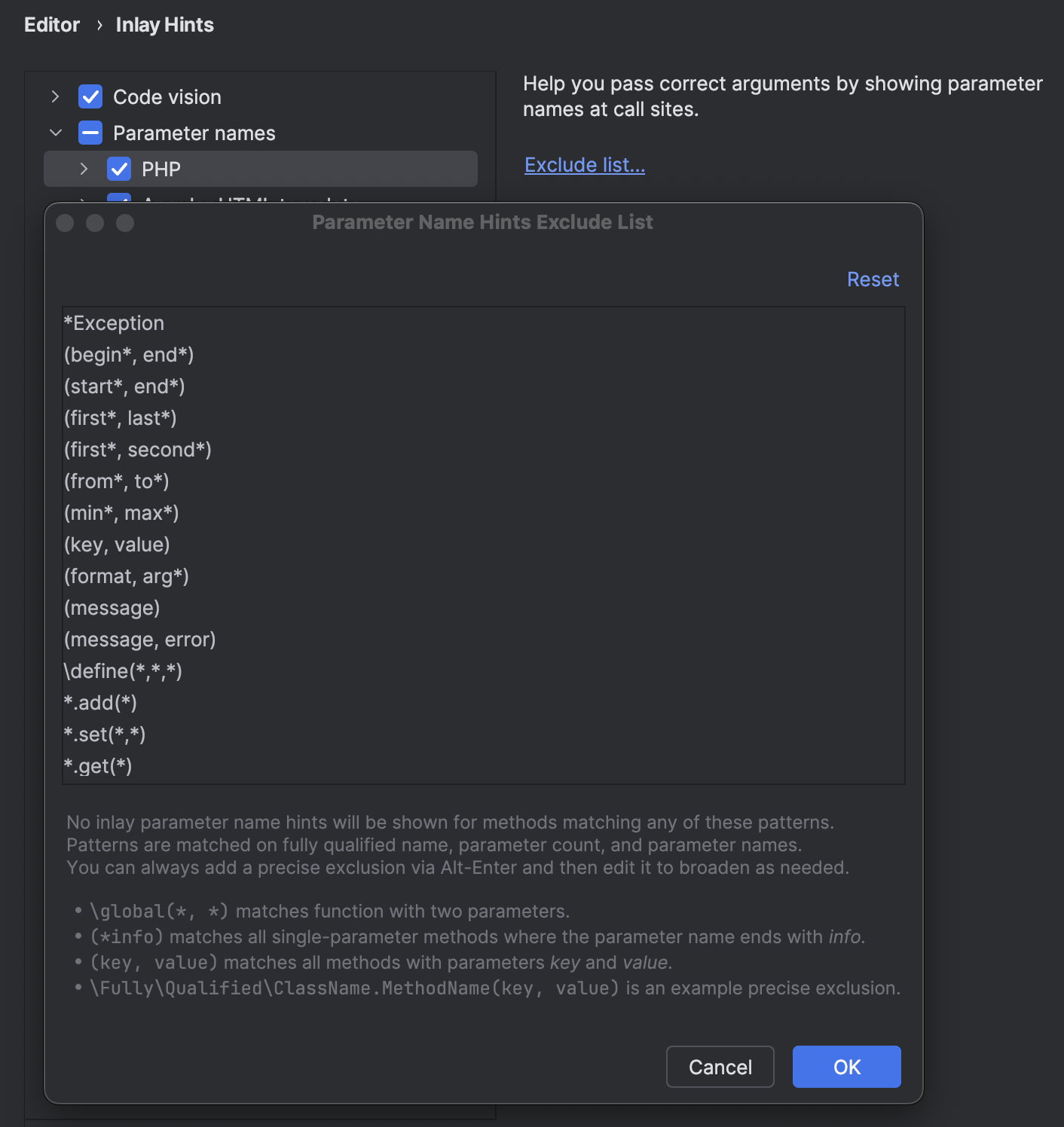 Inlay hints | PhpStorm Documentation
