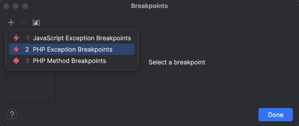 Breakpoints | PhpStorm Documentation