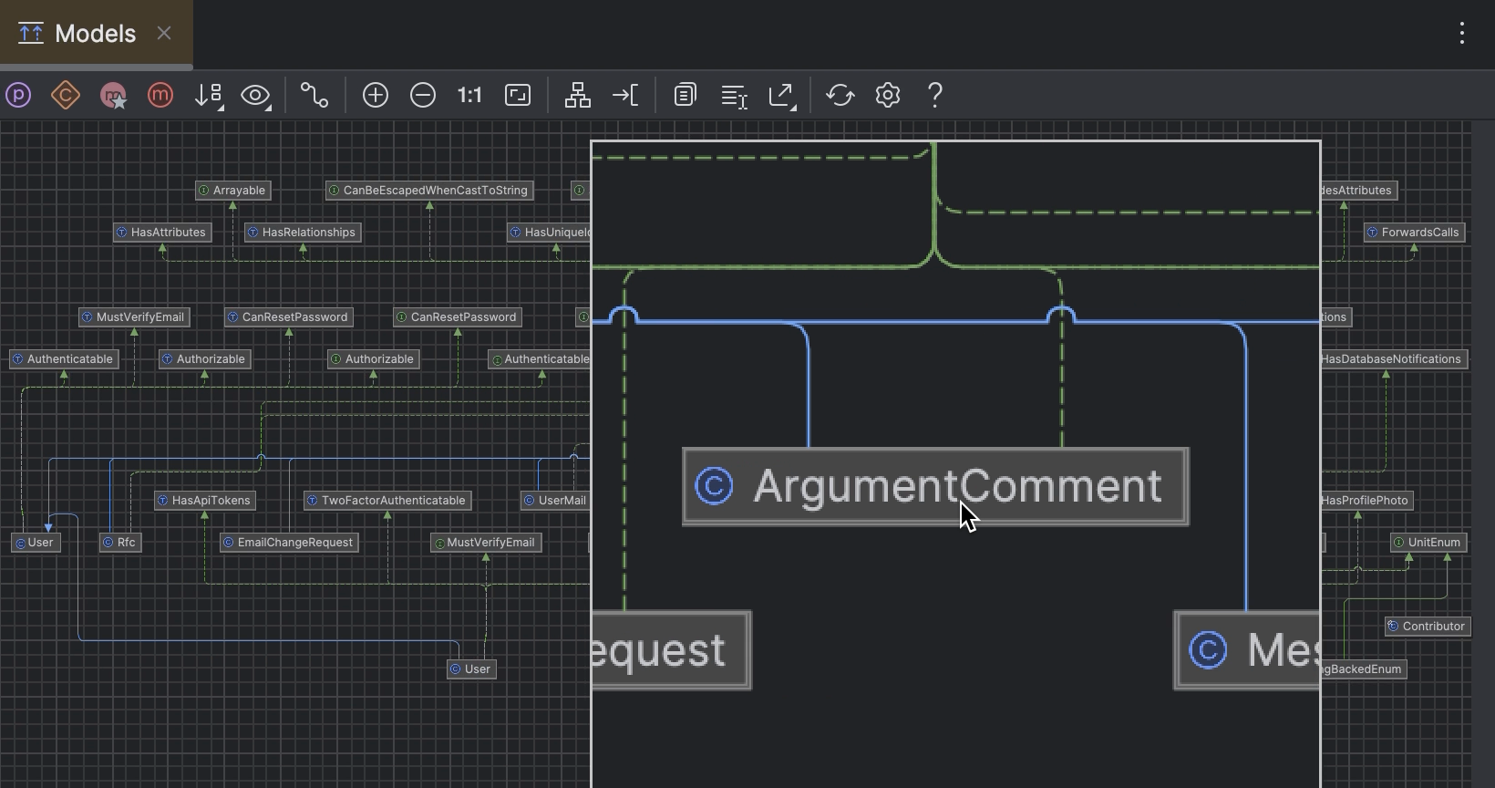 Working with diagrams | PhpStorm Documentation