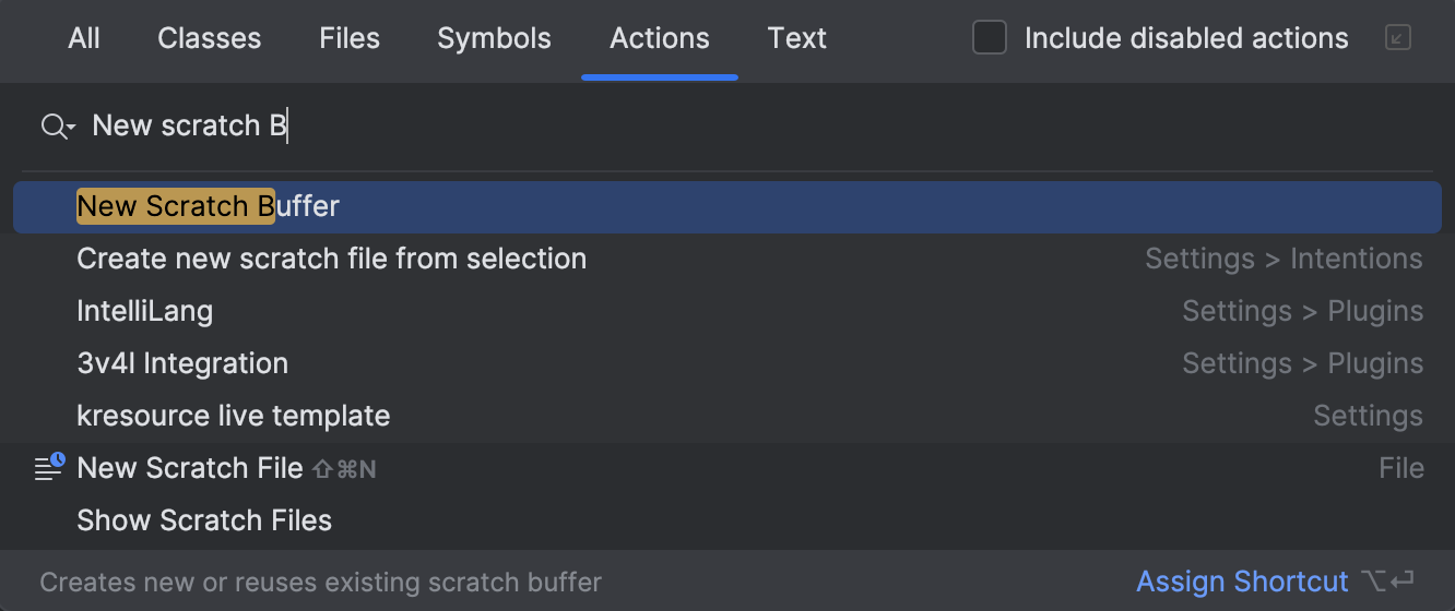Scratch files | PhpStorm Documentation