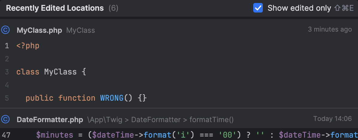 Source code navigation | PhpStorm Documentation