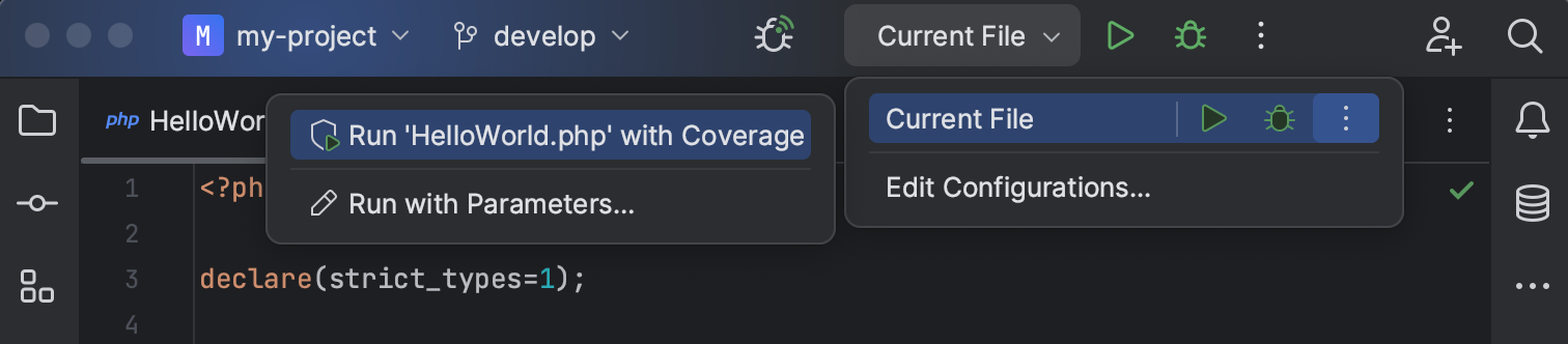 Run/debug code | PhpStorm Documentation