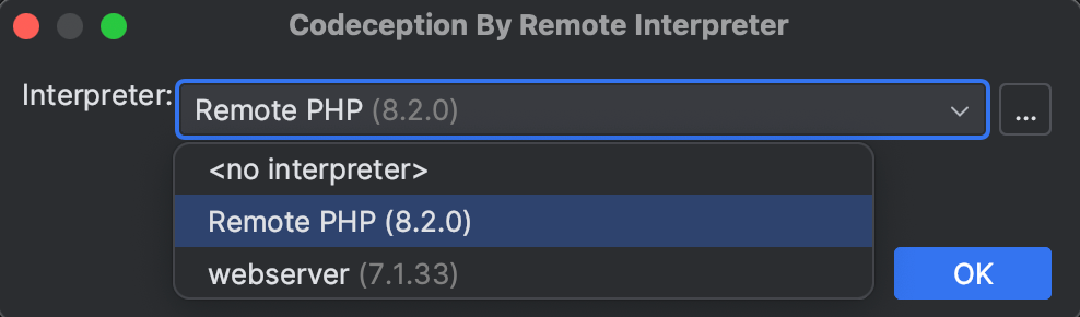 Codeception | PhpStorm Documentation