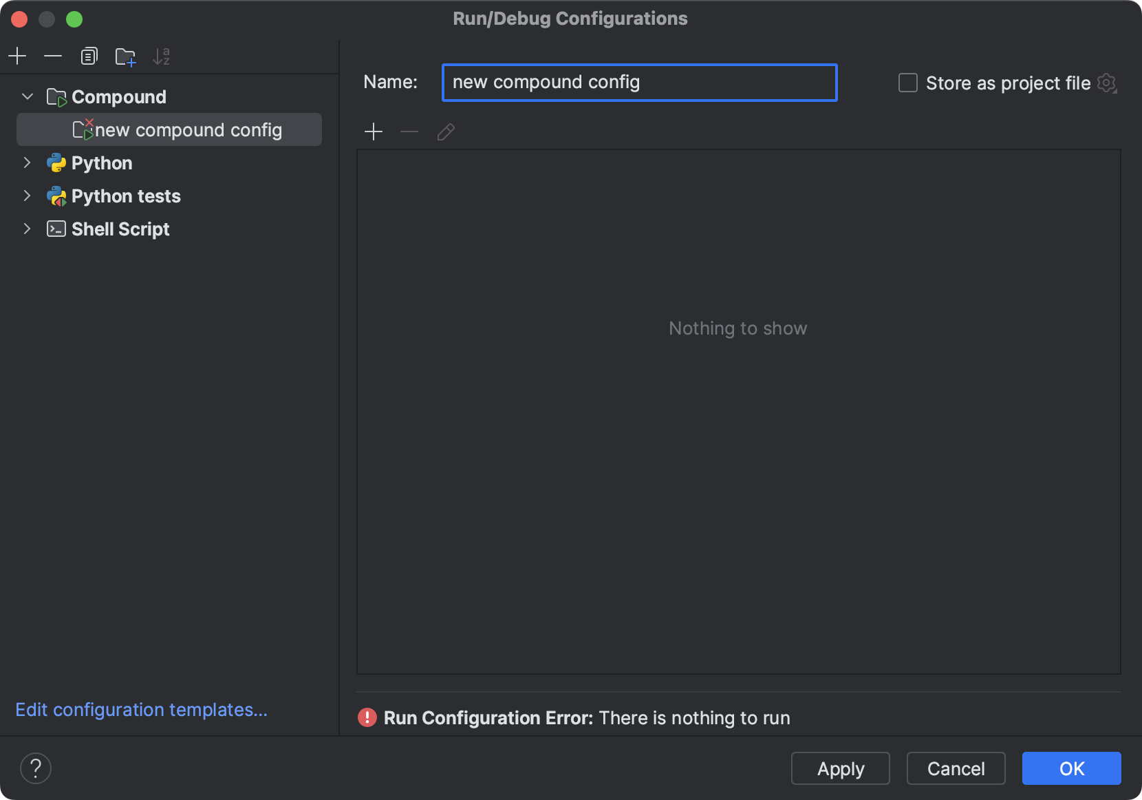 Run/debug multiple targets | PyCharm Documentation