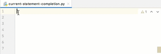 Code completion | PyCharm Documentation