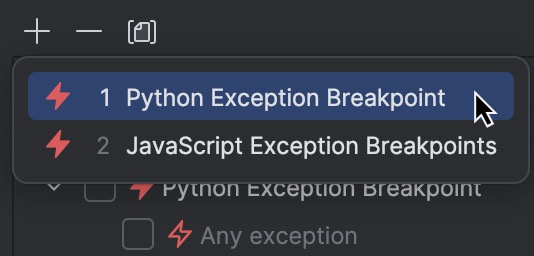 Breakpoints | PyCharm Documentation