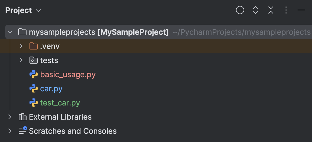 Project tool window | PyCharm Documentation