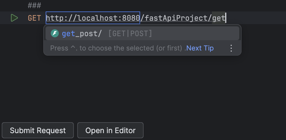 FastAPI | PyCharm Documentation