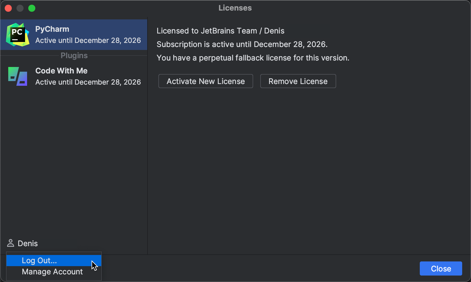 Register PyCharm | PyCharm Documentation