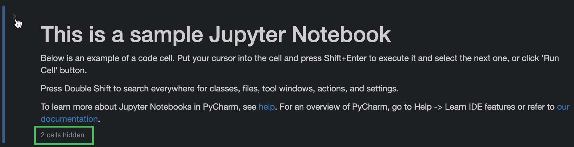 Create and edit Jupyter notebooks | PyCharm Documentation