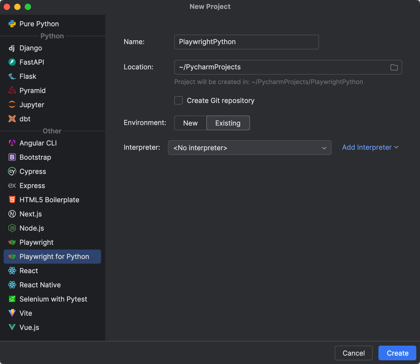 Playwright | PyCharm Documentation