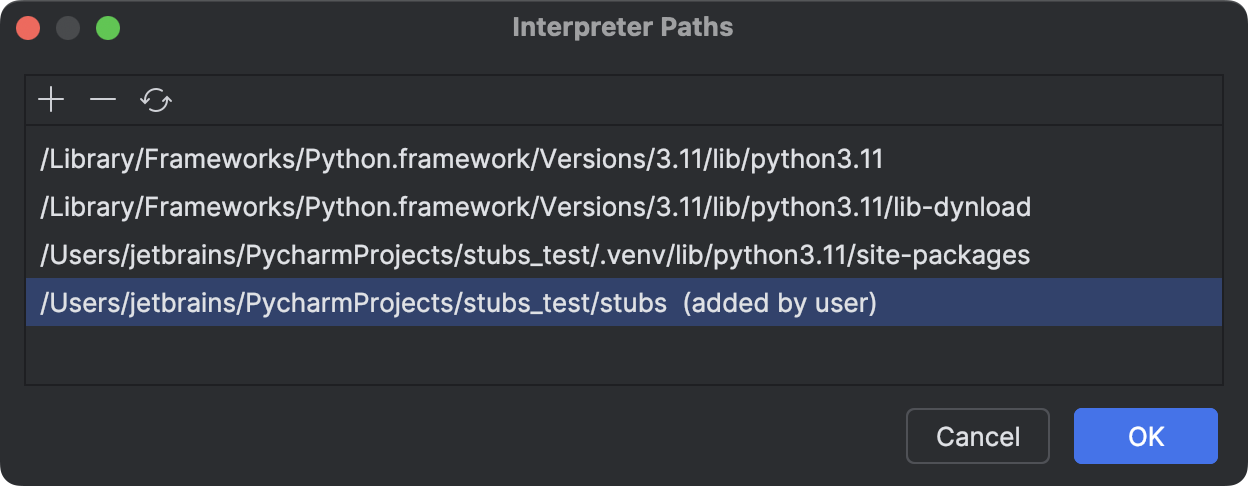 Stubs | PyCharm Documentation