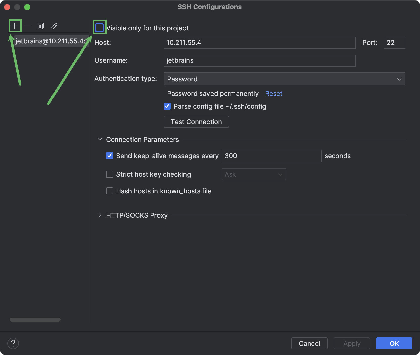 Configure An Interpreter Using Ssh Dataspell Documentation 1042