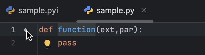 Stubs | PyCharm Documentation