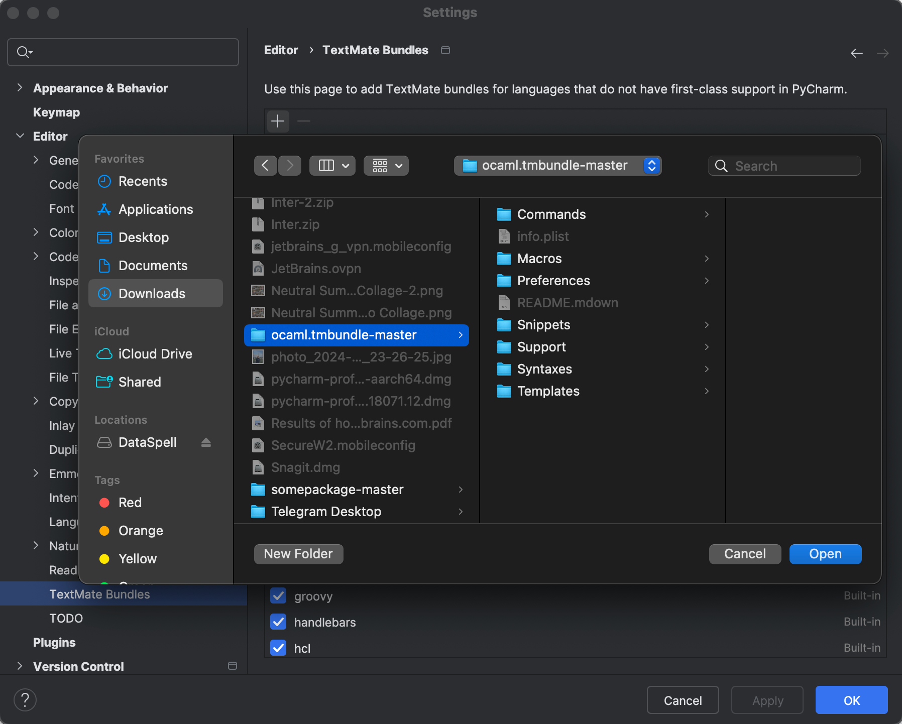TextMate | PyCharm Documentation