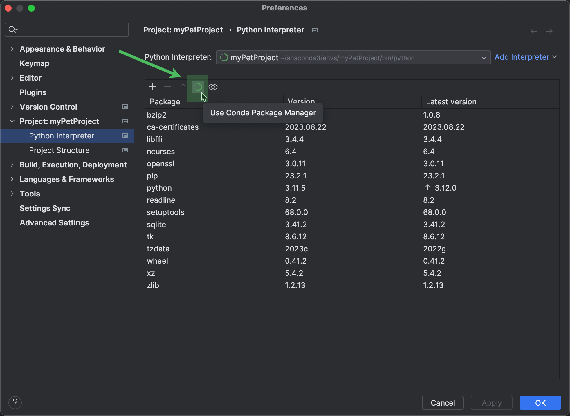 Install, uninstall, and upgrade packages | PyCharm Documentation