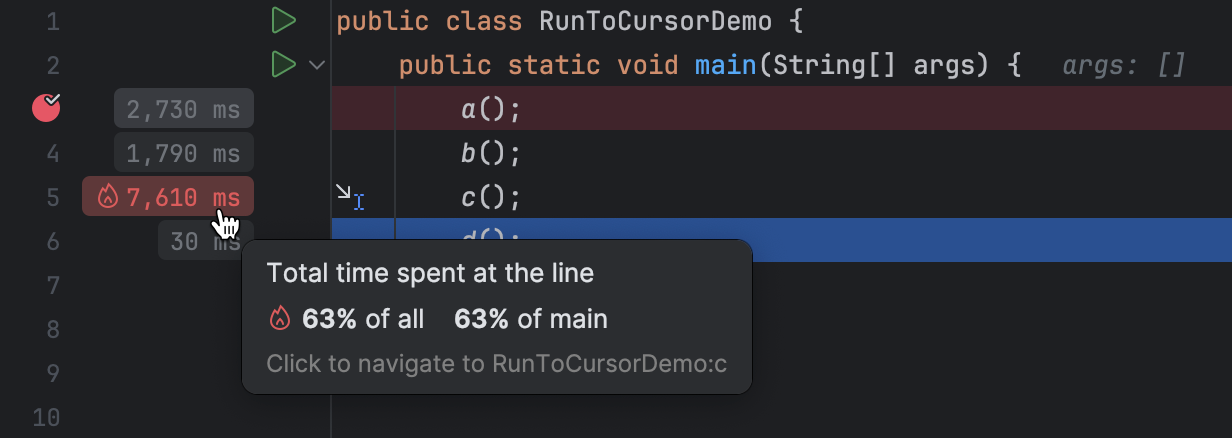 Step through the program | IntelliJ IDEA Documentation