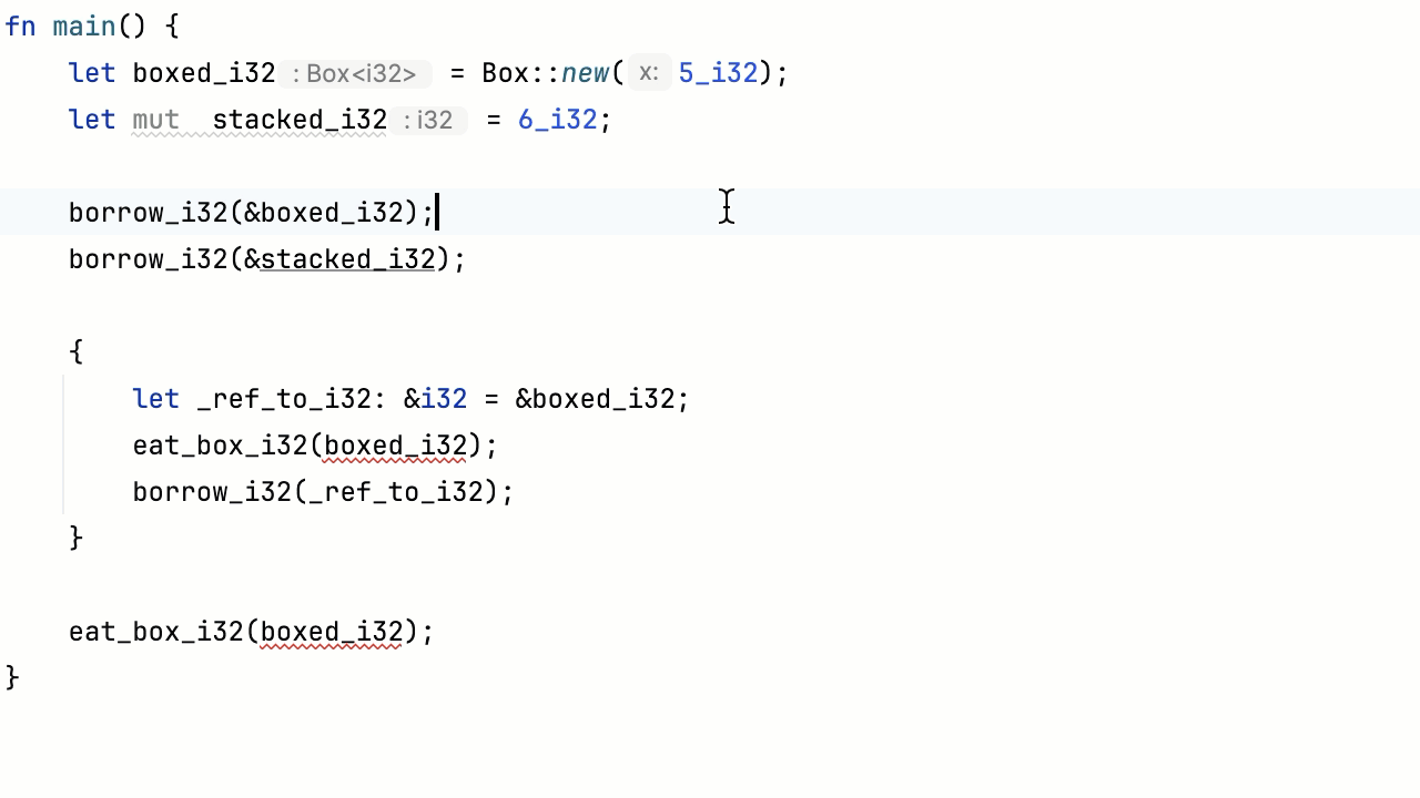 Code reference information | RustRover Documentation