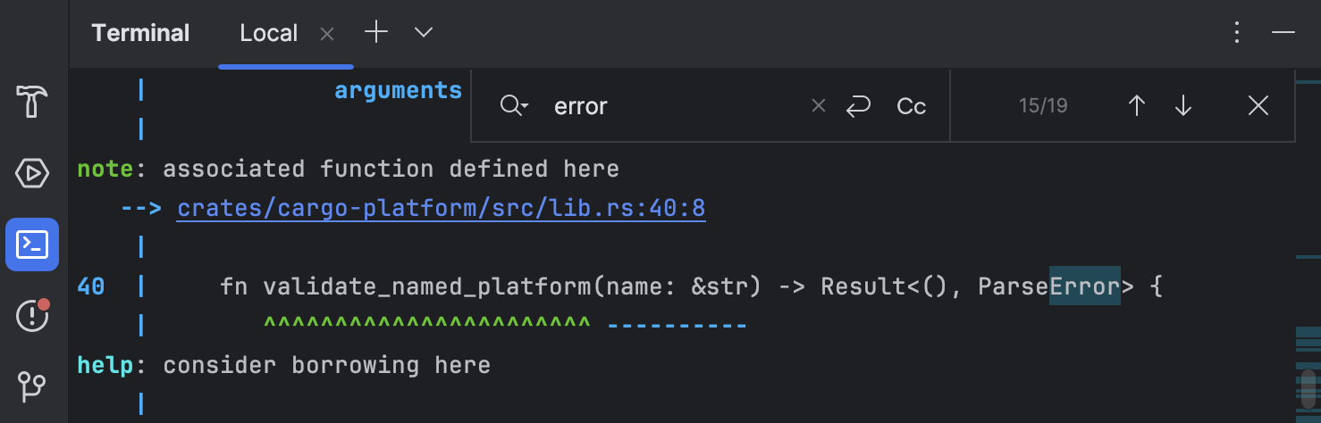Terminal | RustRover Documentation