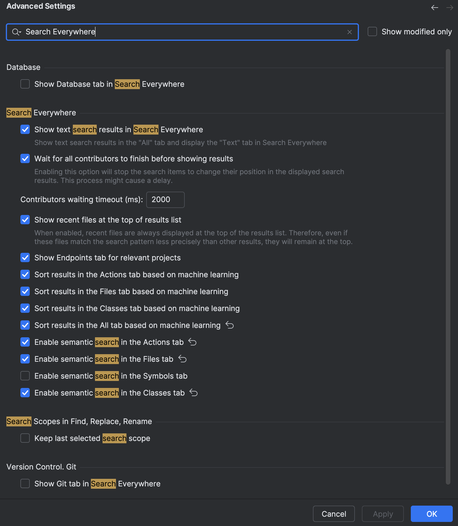 Search everywhere | PhpStorm Documentation