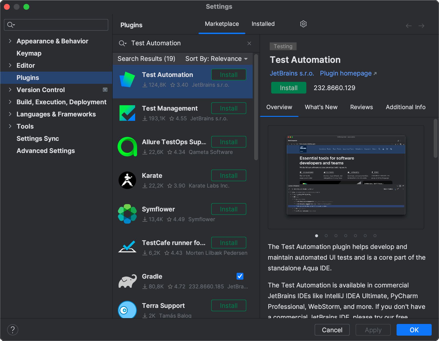 Web UI Test Automation | IntelliJ IDEA Documentation
