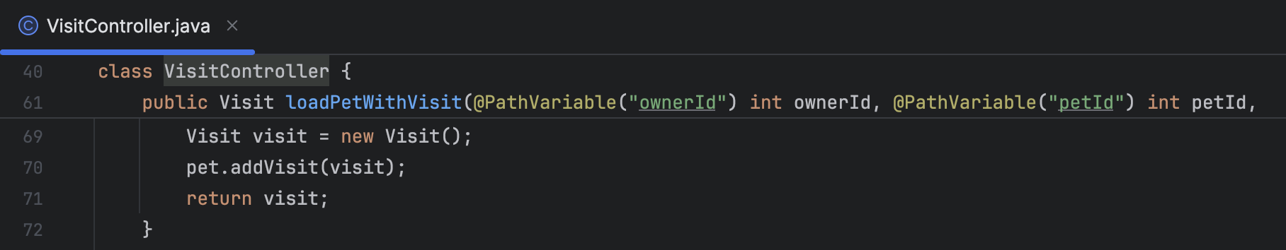 Sticky lines | IntelliJ IDEA Documentation