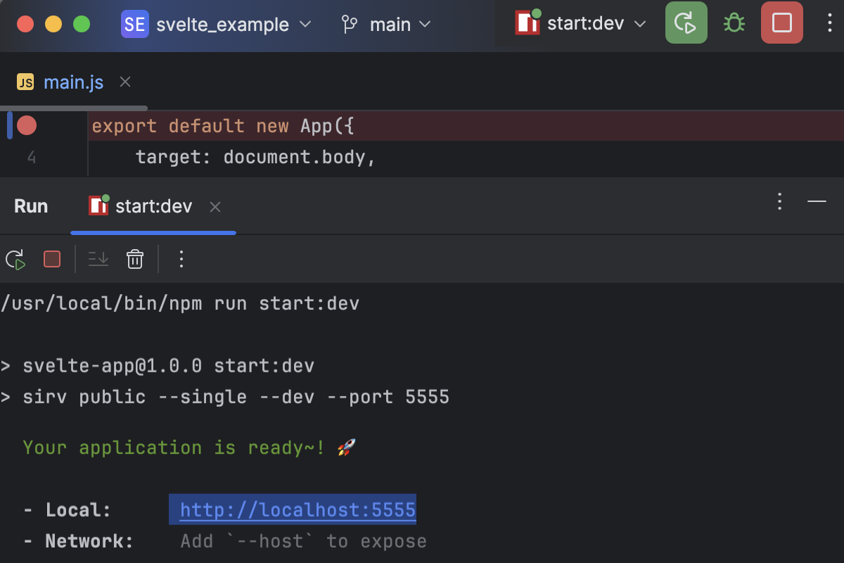 Svelte | WebStorm Documentation
