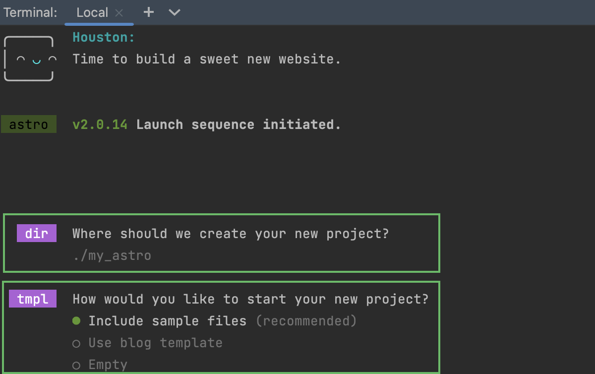 Astro | WebStorm Documentation