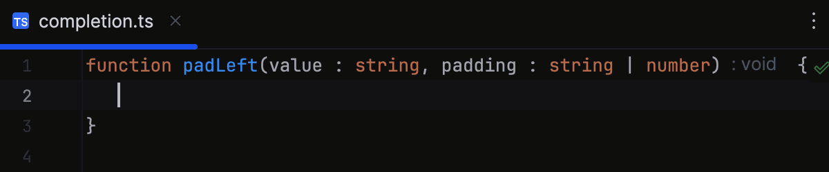 Code completion | WebStorm Documentation