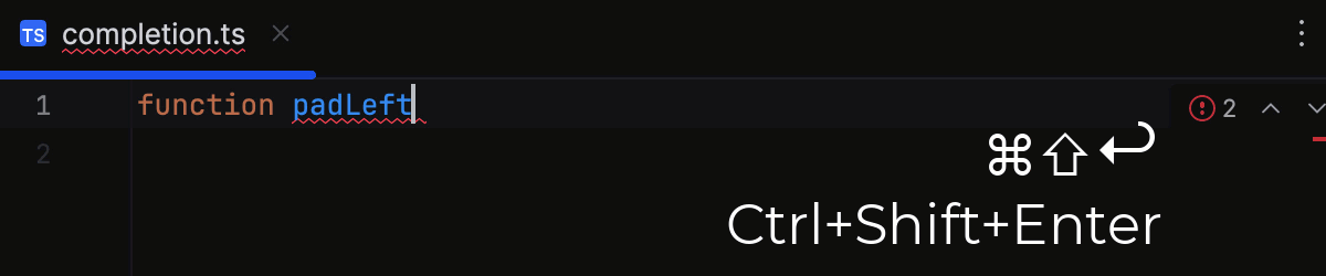 Code completion | WebStorm Documentation