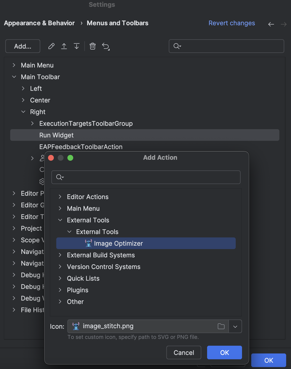 Menus and Toolbars | WebStorm Documentation