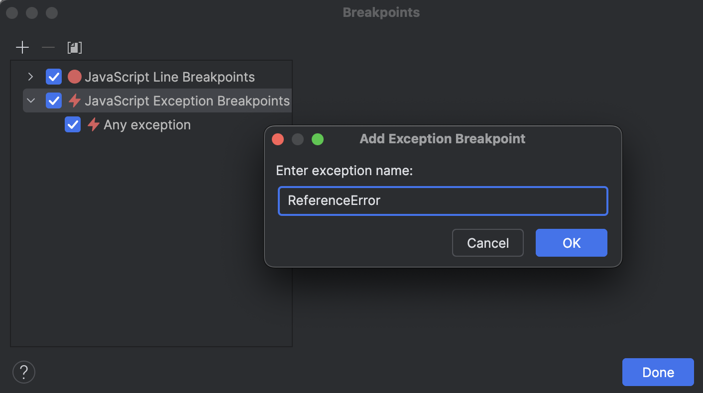 Breakpoints | WebStorm Documentation