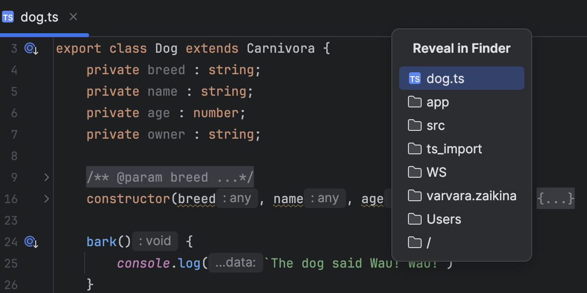 Source code navigation | WebStorm Documentation