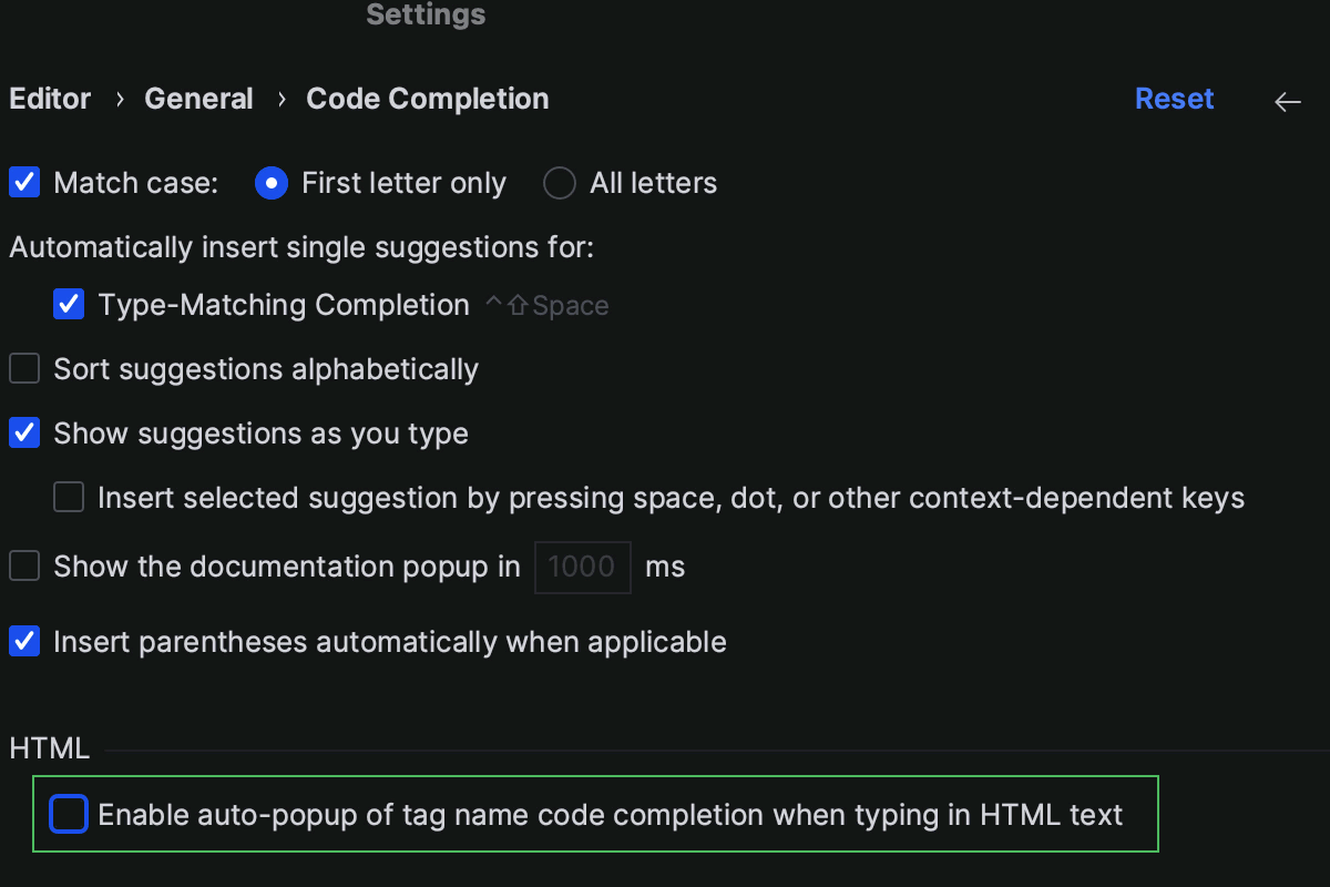 Code completion | WebStorm Documentation