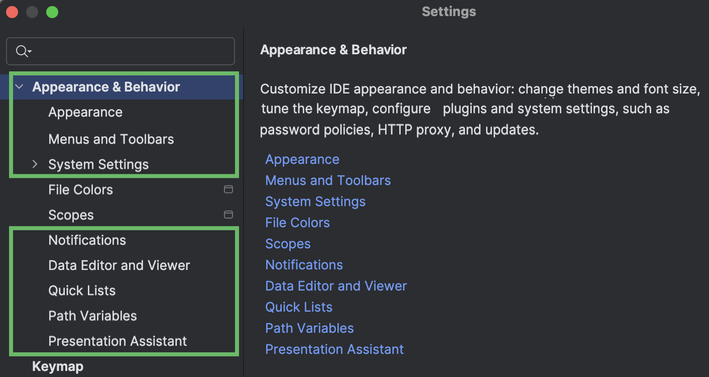 Configuring the IDE | WebStorm Documentation