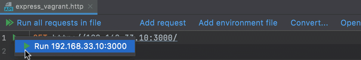 Node.js with Vagrant | WebStorm Documentation