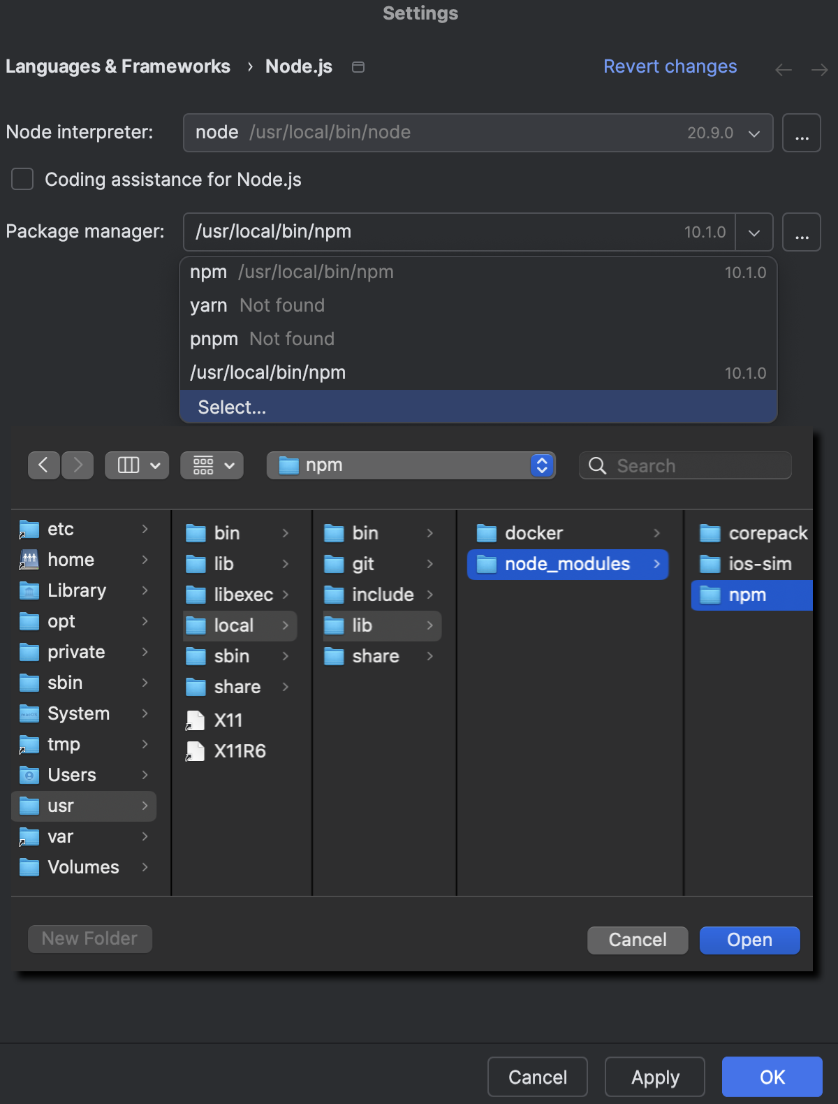 npm, pnpm, and Yarn | WebStorm Documentation