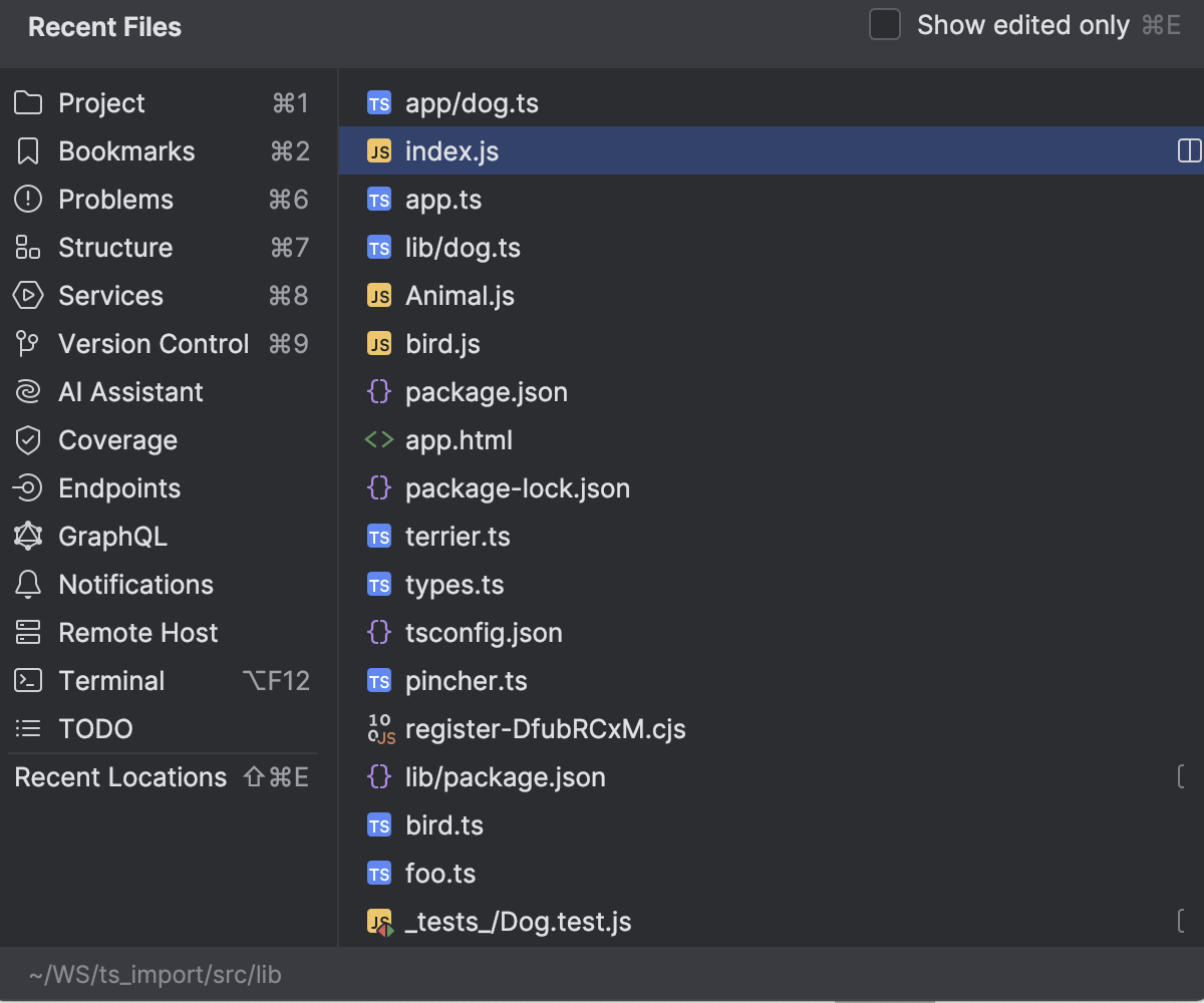 Source code navigation | WebStorm Documentation