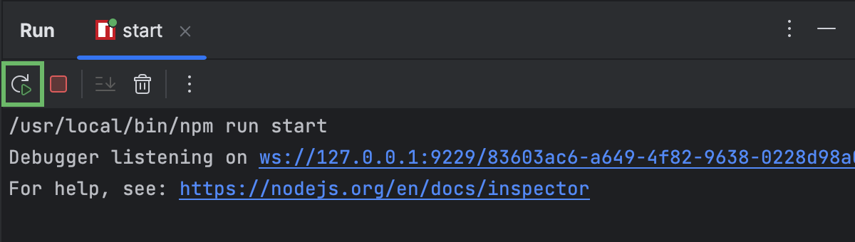 Run applications | WebStorm Documentation