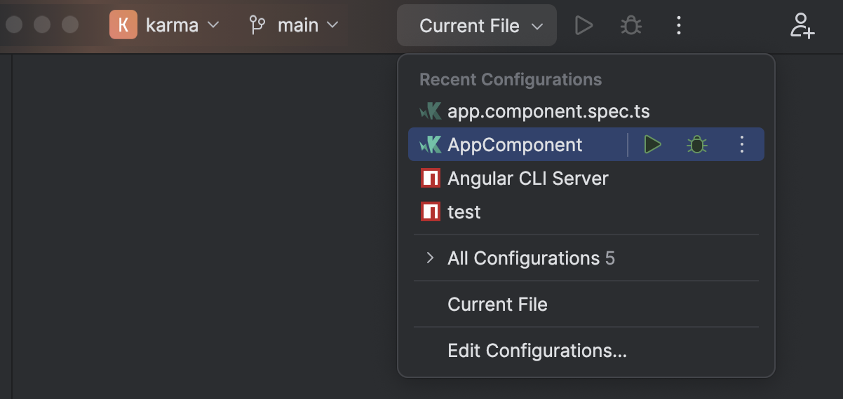 Karma | WebStorm Documentation