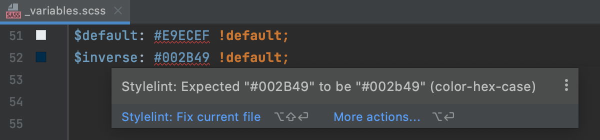 Stylelint | IntelliJ IDEA Documentation