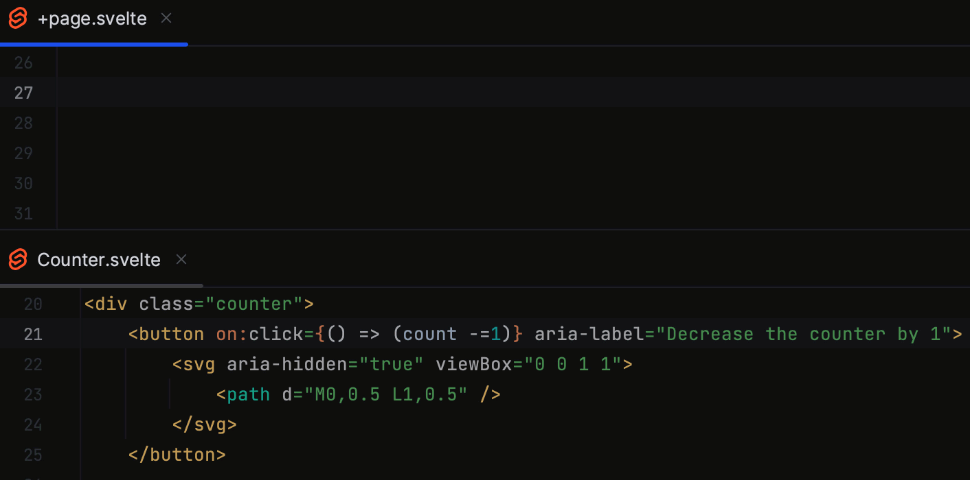 Svelte | WebStorm Documentation