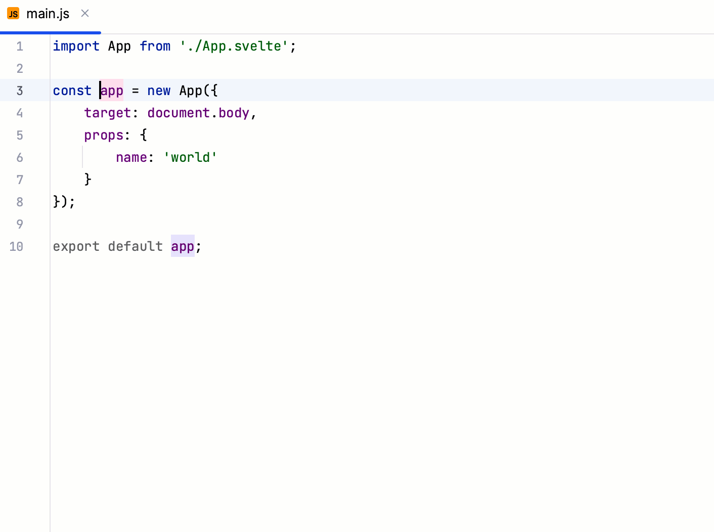 Svelte | WebStorm Documentation