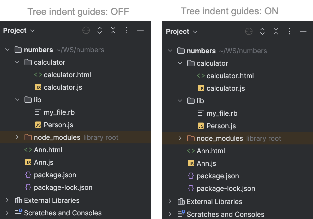 Appearance | WebStorm Documentation