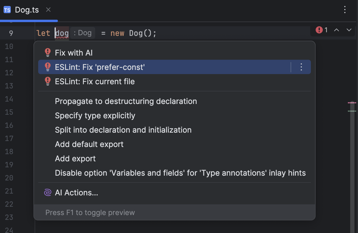 Linting Typescript Intellij Idea Documentation