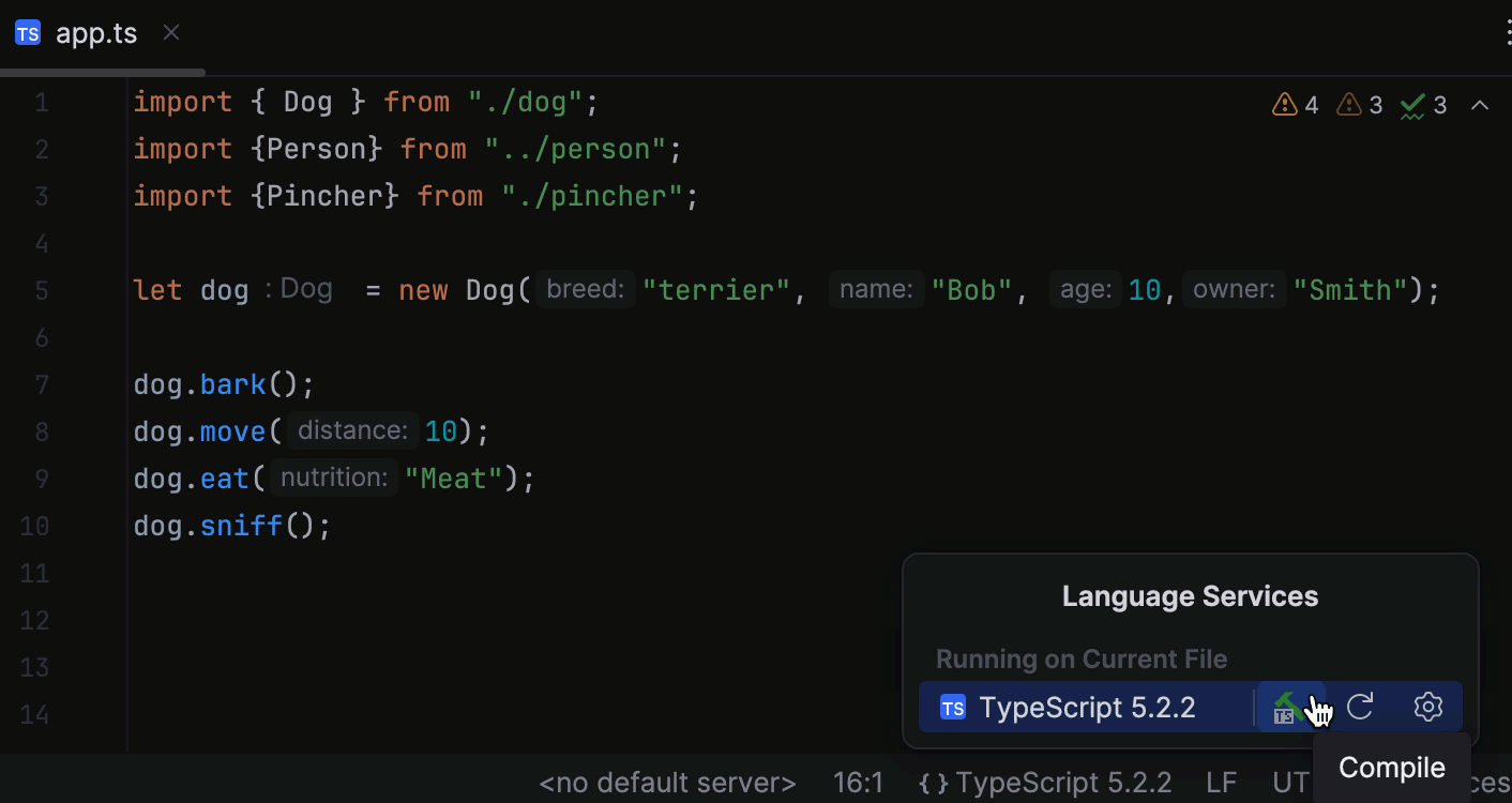 TypeScript tool window | IntelliJ IDEA Documentation