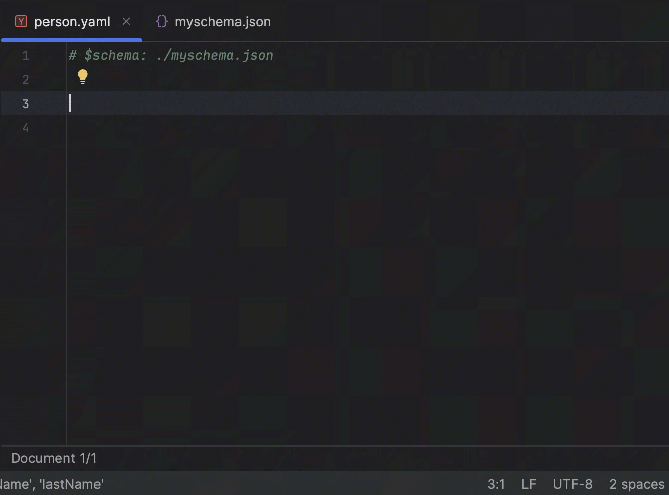YAML | IntelliJ IDEA Documentation